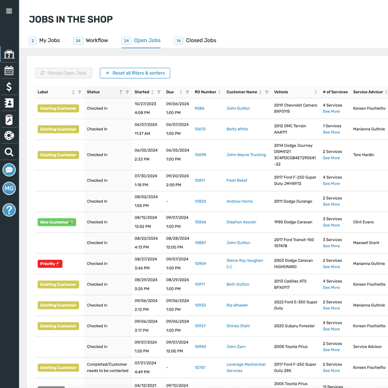 Auto Shop Digital Workflow Management | Shop-Ware